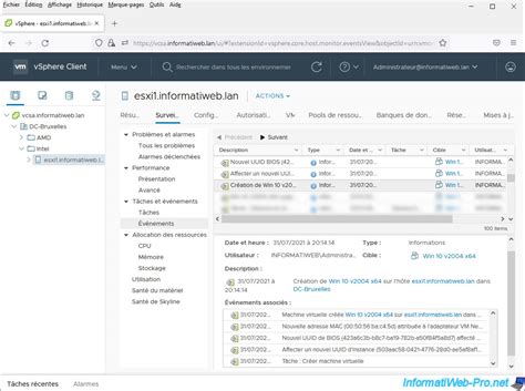 Monitor Tasks And Events On Vmware Vsphere 67 For Issues Or Warnings