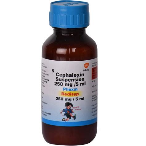 250mg Phexin Cephalexin Oral Suspension 60ml Bottle At ₹ 1026bottle