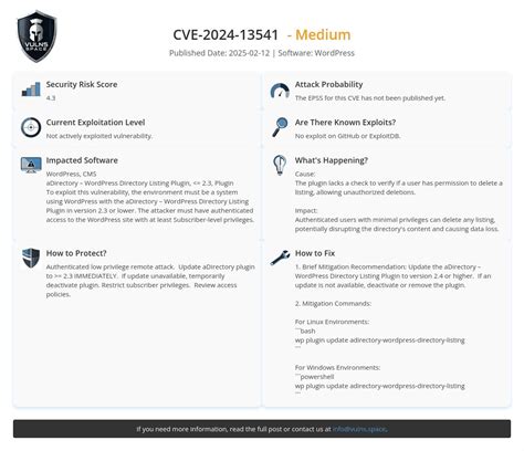 Vulns Space On Linkedin Cve Cybersecurity Infosec Vulnerability Technews Ai Automation