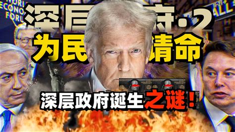 深层政府诞生之谜，为民请命的特朗普为什么不敢说这些了？【深层政府2】 戏京同志 戏京同志 哔哩哔哩视频
