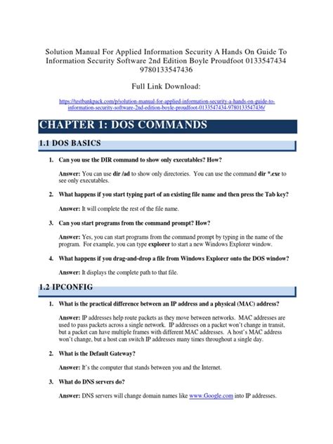 chapter 1 dos commands pdf