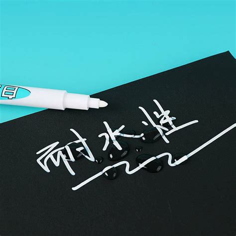 16pcs 기름진 흰색 마커 펜 낙서 펜 방수 영구 젤 연필 타이어 그림 노트북 타이어 밟아 환경 펜 펜 연필 And 쓰기 공급