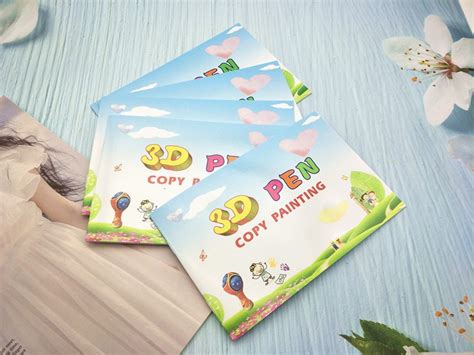 厂家批发3d打印笔画册13图 创意纸膜40图画册 创意 涂鸦模板 画板 阿里巴巴
