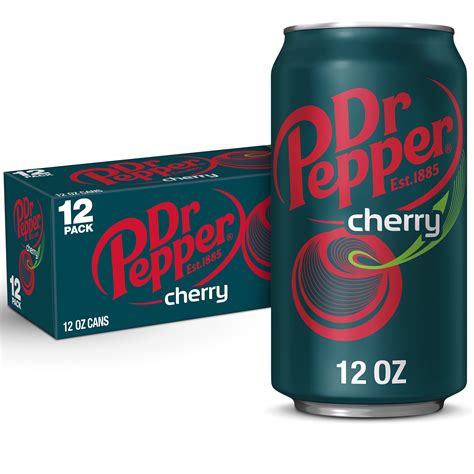 Dr Pepper Cherry Soda 12 Fl Oz Cans 12 Pack Walmart Business Supplies