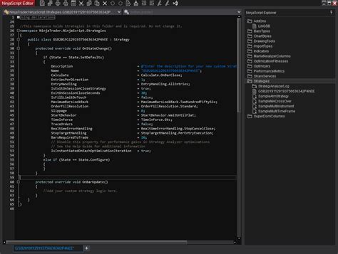 Importing A Strategy From Gsb To Ninjatrader