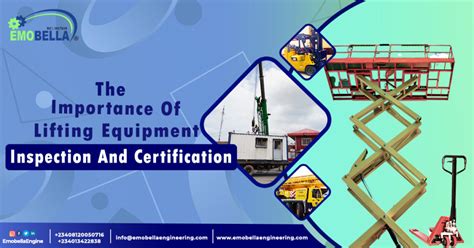 Importance Of Lifting Equipment Inspection And Certification