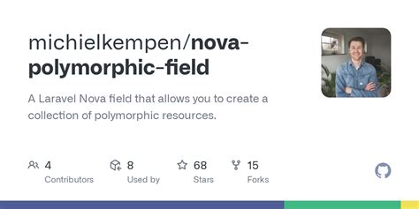 Github Michielkempennova Polymorphic Field A Laravel Nova Field That Allows You To Create A