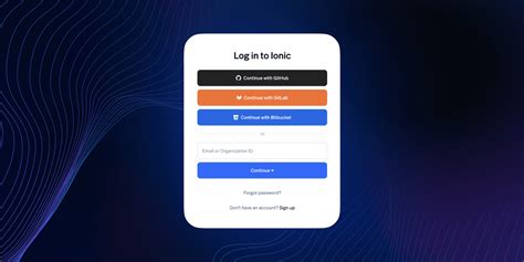 a fresh new way to access your ionic account ionic blog