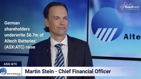 Altech Entitlement Offer Interview Featuring Chief Financial Officer Mr Martin Stein Marketopen