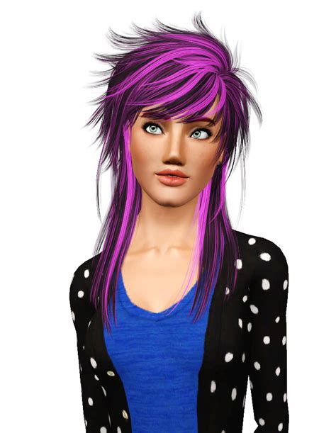 Newsea`s Holic Hairstyle Retextured By Pocket Sims 3 Hairs