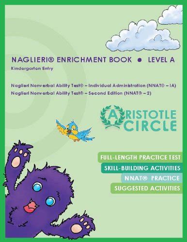Naglieri Nonverbal Abilities Test® Nnat ® Level A Workbook Aristotle Circle Workbooks