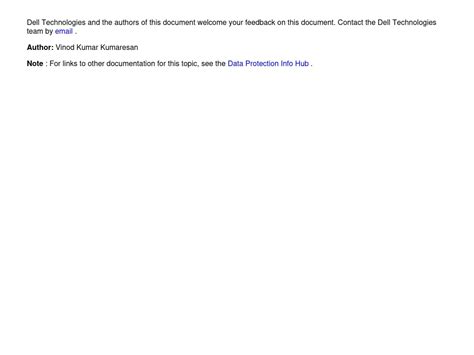 We Value Your Feedback Dell Powerprotect Data Manager Appliance Protection For Existing And