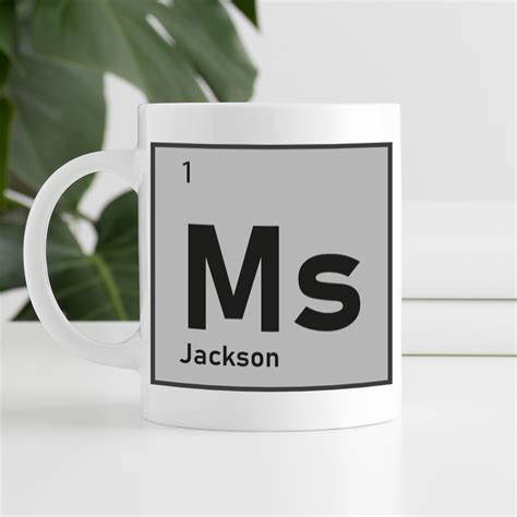 Personalised Periodic Element Mug T Store Ltd
