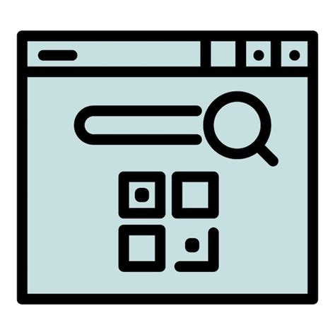 Premium Vector Web Qr Code Icon Outline Vector Mobile Scan Hand Barcode