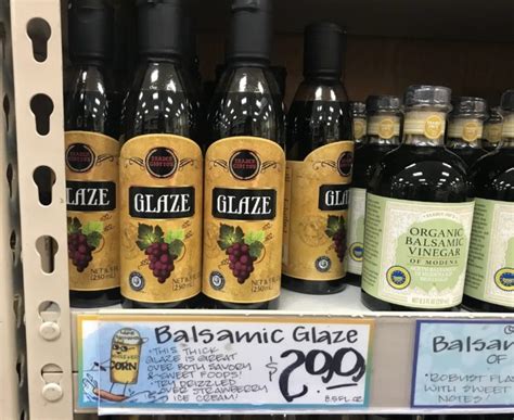 What Can You Do With Trader Joes Balsamic Glaze AisleofShame Com