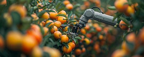 Premium Photo Automated Fruit Picking Robots Ai Background