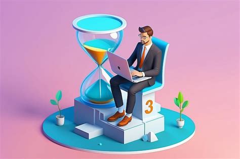 Premium Photo Time Management Project Plan Schedule Flat 3d Web