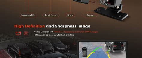 A Premium Park Assist Camera Rear View Backup Reverse