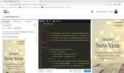 pavithra vavilapalli on linkedin day4 javascript html css nxtwave 30daysofcodechallenge ccbp