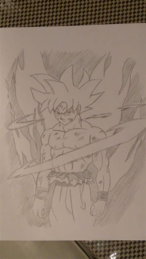 Did This UI Goku Drawing A Few Months Back What Do You Guys Think I Was Pretty Happy With This