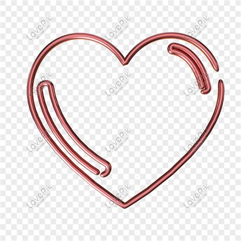 발렌타인 데이 크리 에이 티브 금속 입체 사랑