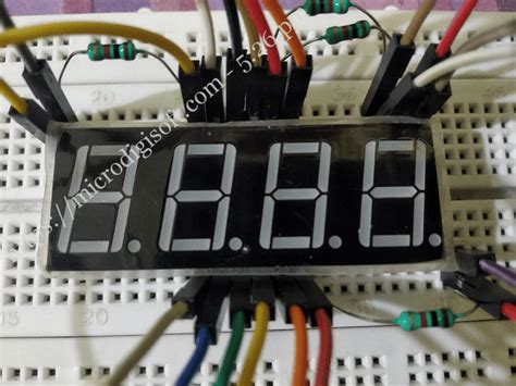 How To Interface 4 Digit 7 Segment Displays On The Arduino