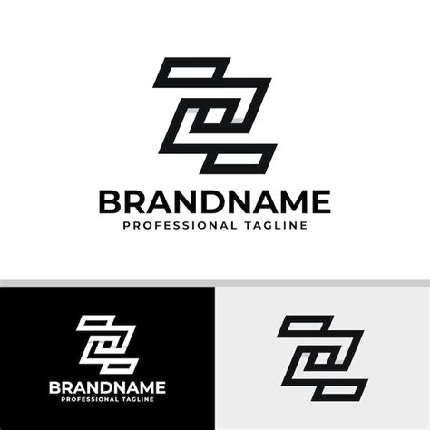 Premium Vector Letter Zz Monogram Logo Suitable For Any Business With