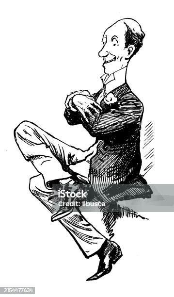 British Satire Caricature Comic Cartoon Illustration Stock Illustration Download Image Now