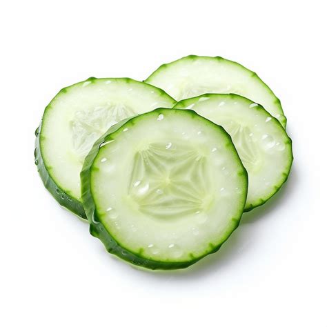 Premium Ai Image Cucumber Sliced Isolated On White Background Whole And Sliced Cucumber