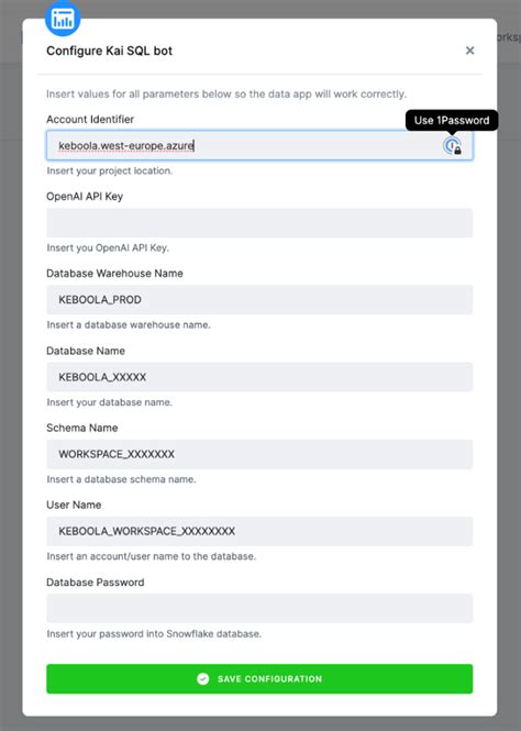 Kai Sql Bot Keboola User Documentation Kai Sql Bot Keboola User Documentation