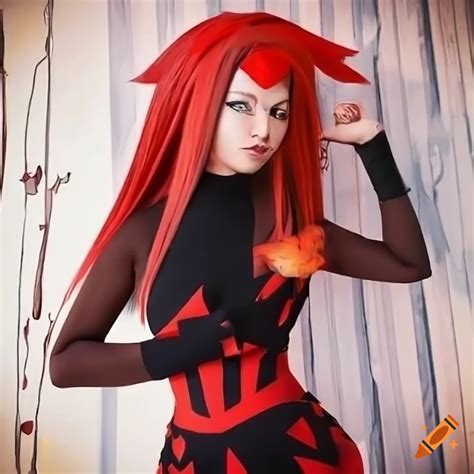 Cosplay Of Flannery From Pokemon On Craiyon