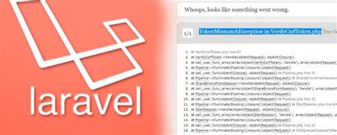 tokenmismatchexception in verifycsrftoken php line 67 by mike peña
