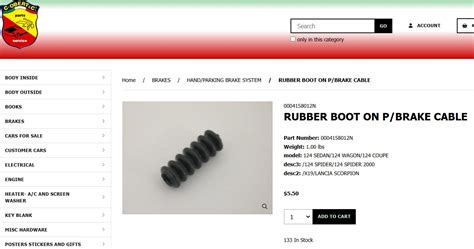 Hand Brake Cable Rubber Boot Xweb Forums