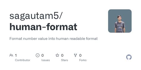 Github Sagautam5 Human Format Format Number Value Into Human Readable Format