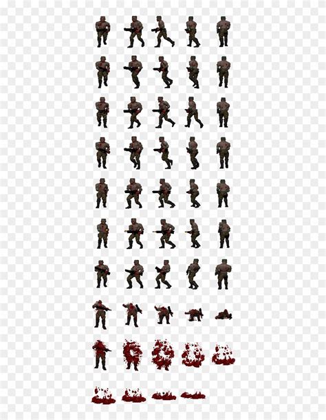 Edited The Doom 64 Zombie Sprites To Have The Players Realistic