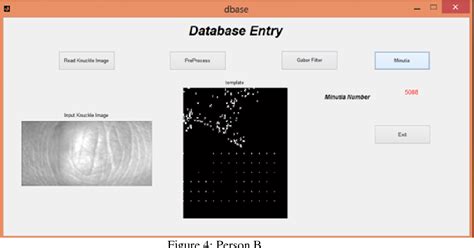 Figure 4 From Biometric Authentication Using Finger Knuckle Print Semantic Scholar