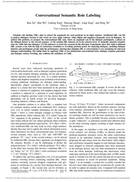 Conversational Semantic Role Labeling Pdf