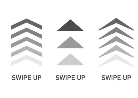 Premium Vector Vector Swipe Up Icon Set Isolated On Background For Stories Design Blogger