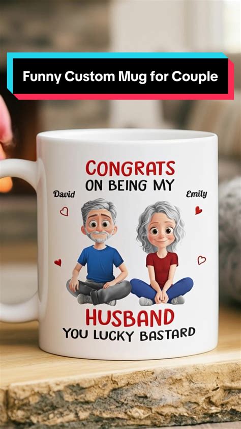Personalized Couple Mugs Our Hearts Truly Match Personalized Custom