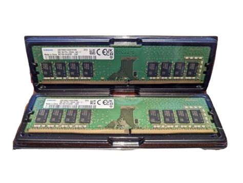 Samsung 2x 8GB (16GB) PC4-25600 DDR4-3200 Desktop Memory RAM ...