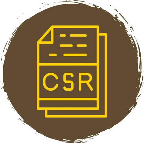 CSR File Format Vector Icon Design Vector Art At Vecteezy