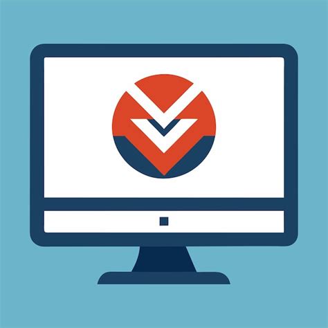 Monitor Logo Design Concept Vector Art And Illustration Premium Ai Generated Vector