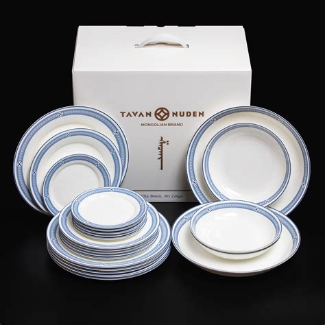Tavan Nuden Mongolian Luxury Brand 8 ТАХИЛТ загварын цай хоолны гангар шаазан аяганы