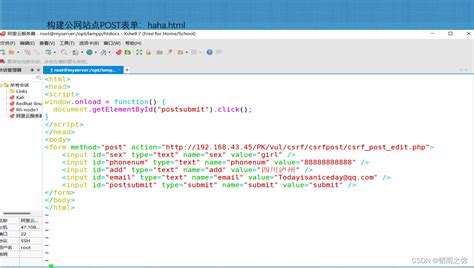 【csrf攻击分析】 csrf测试方法 csdn博客