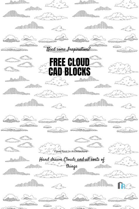 Free Cloud Cad Blocks In 2025 Cad Blocks Clouds Cad Blocks Free