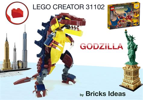 Lego Godzilla Instructions