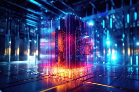 Premium Ai Image Computing And Quantum Technology Generative Ai