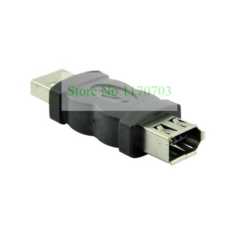 Pcs Firewire Adapter Pin Female To USB Connector Plug In Connectors From Lights