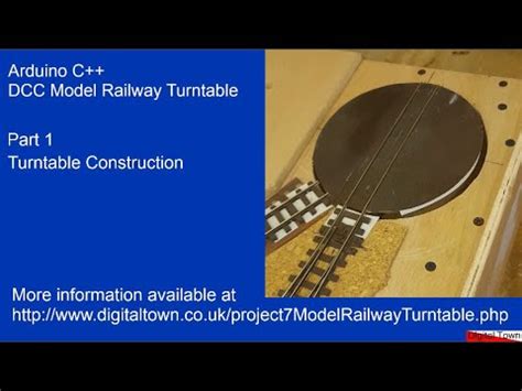 Arduino C DCC Indexing Model Railway Turntable Part 1 YouTube