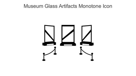 Museum Glass Artifacts Monotone Icon In Powerpoint Pptx Png And Editable Eps Format Ppt Template
